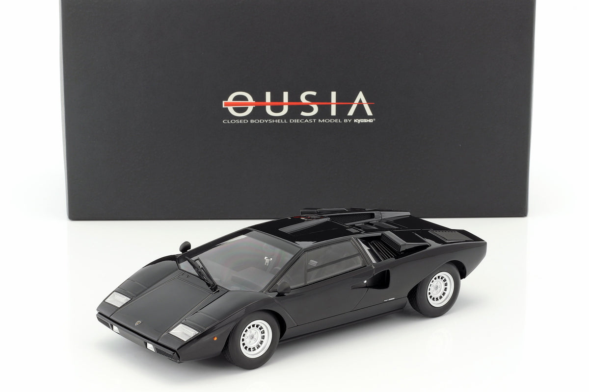 Kyosho OUSIA Lamborghini Countach LP400 Black 1:18 – Gulf Models