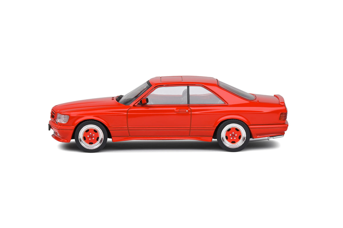 SOLIDO Mercedes-Benz 560 SEC AMG Wide Body 1:43 Red – Gulf Models